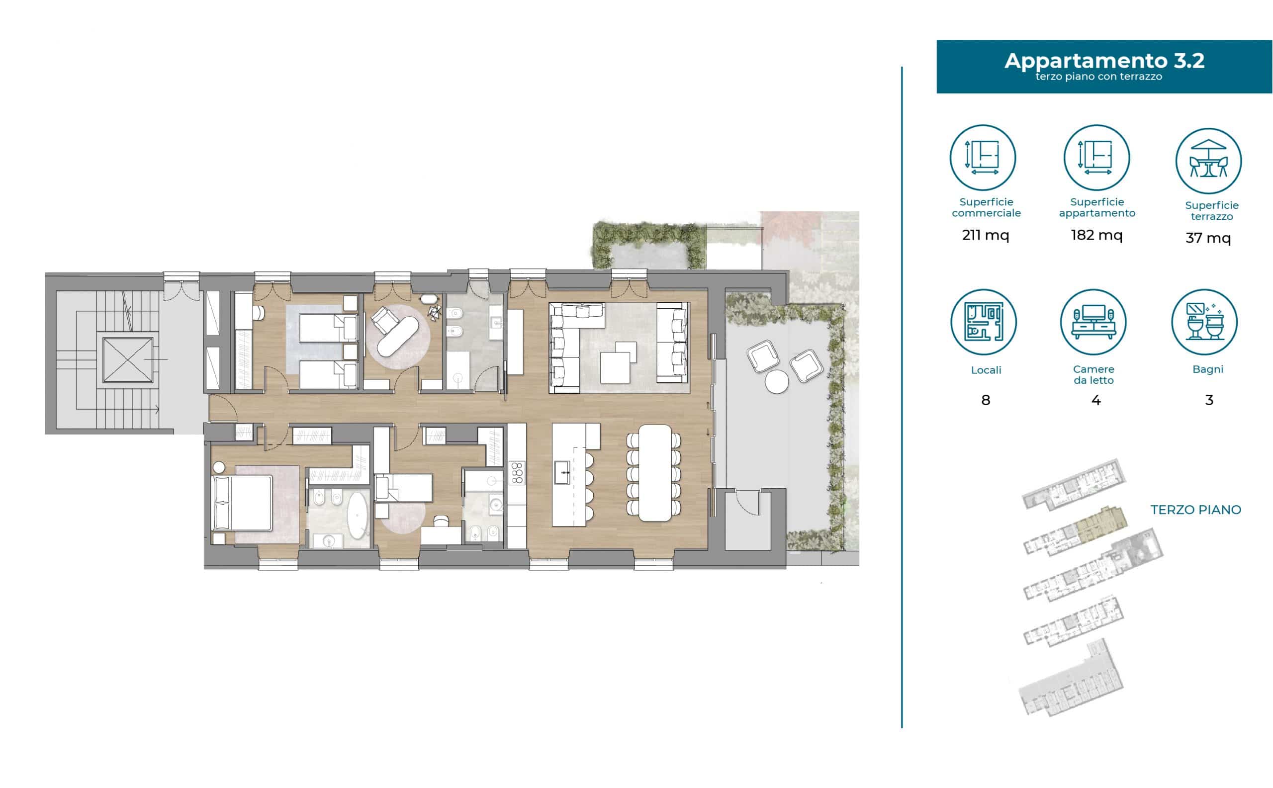 Appartamenti - Dimore Vittorio Emanuele 115 - Tagli e contesti